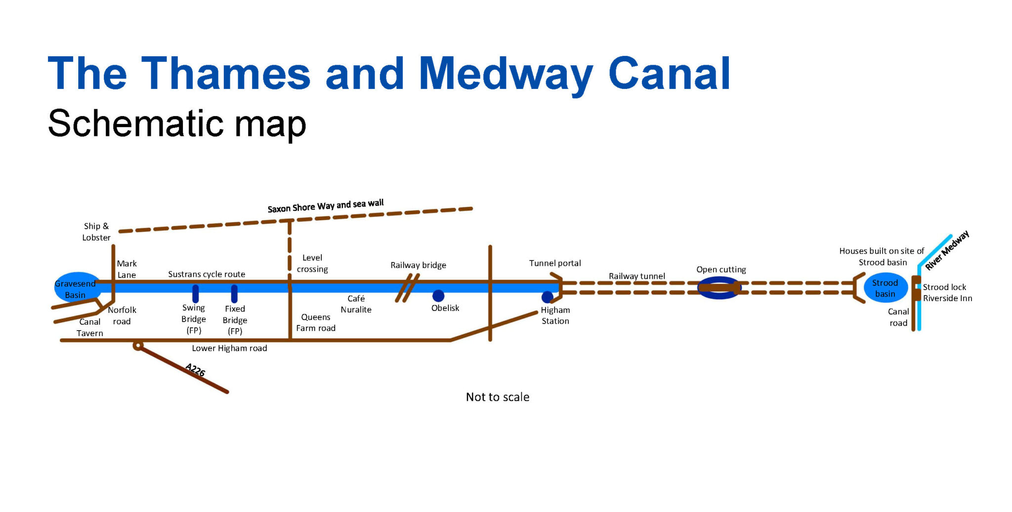Canal maps – The Thames and Medway Canal